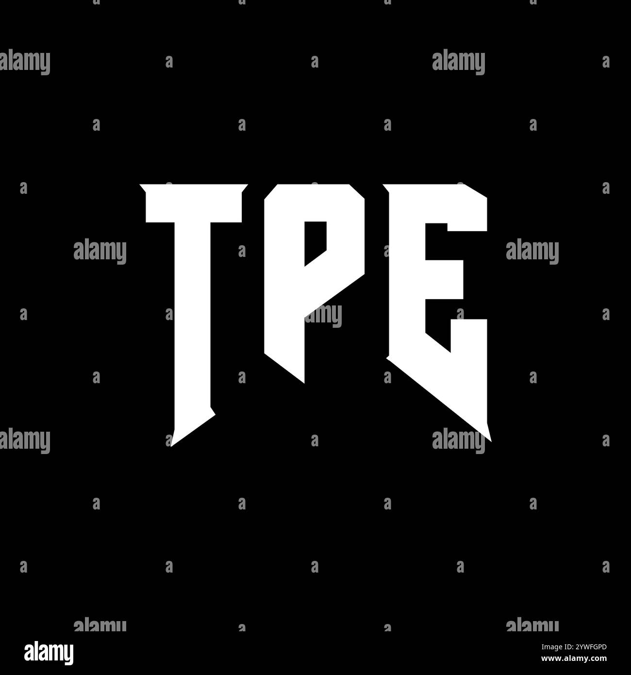 TPE letter logo design for technology company. TPE logo design black ...
