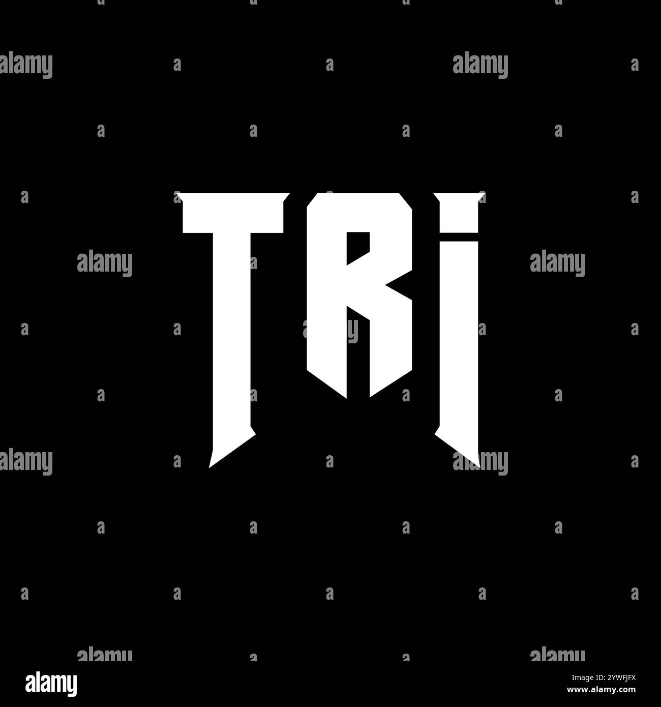 TRI letter logo design for technology company. TRI logo design black ...