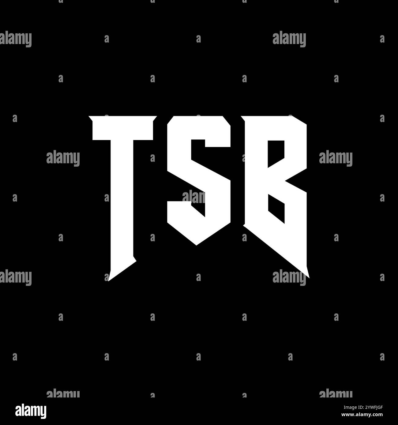 TSB letter logo design for technology company. TSB logo design black ...