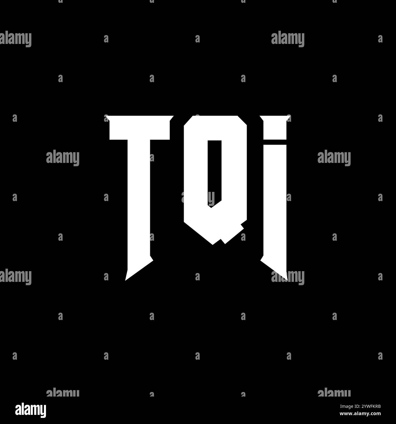 TQI letter logo design for technology company. TQI logo design black ...