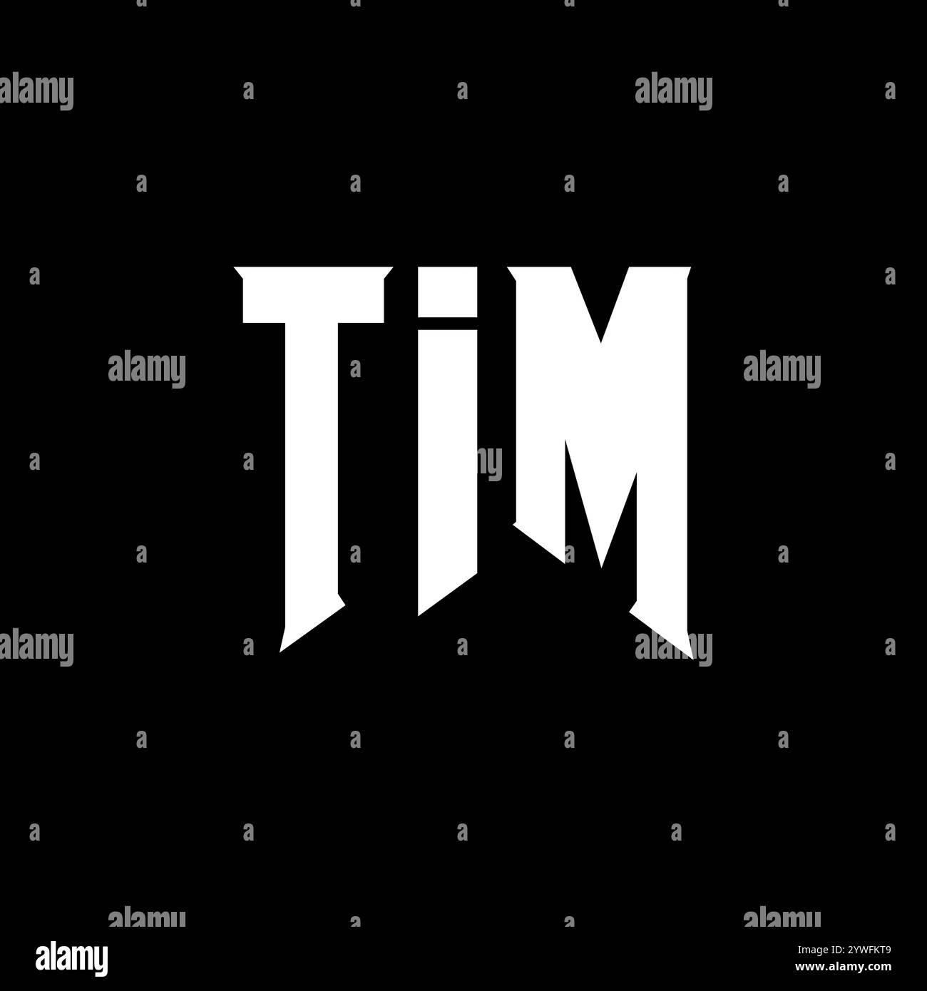 TIM letter logo design for technology company. TIM logo design black ...