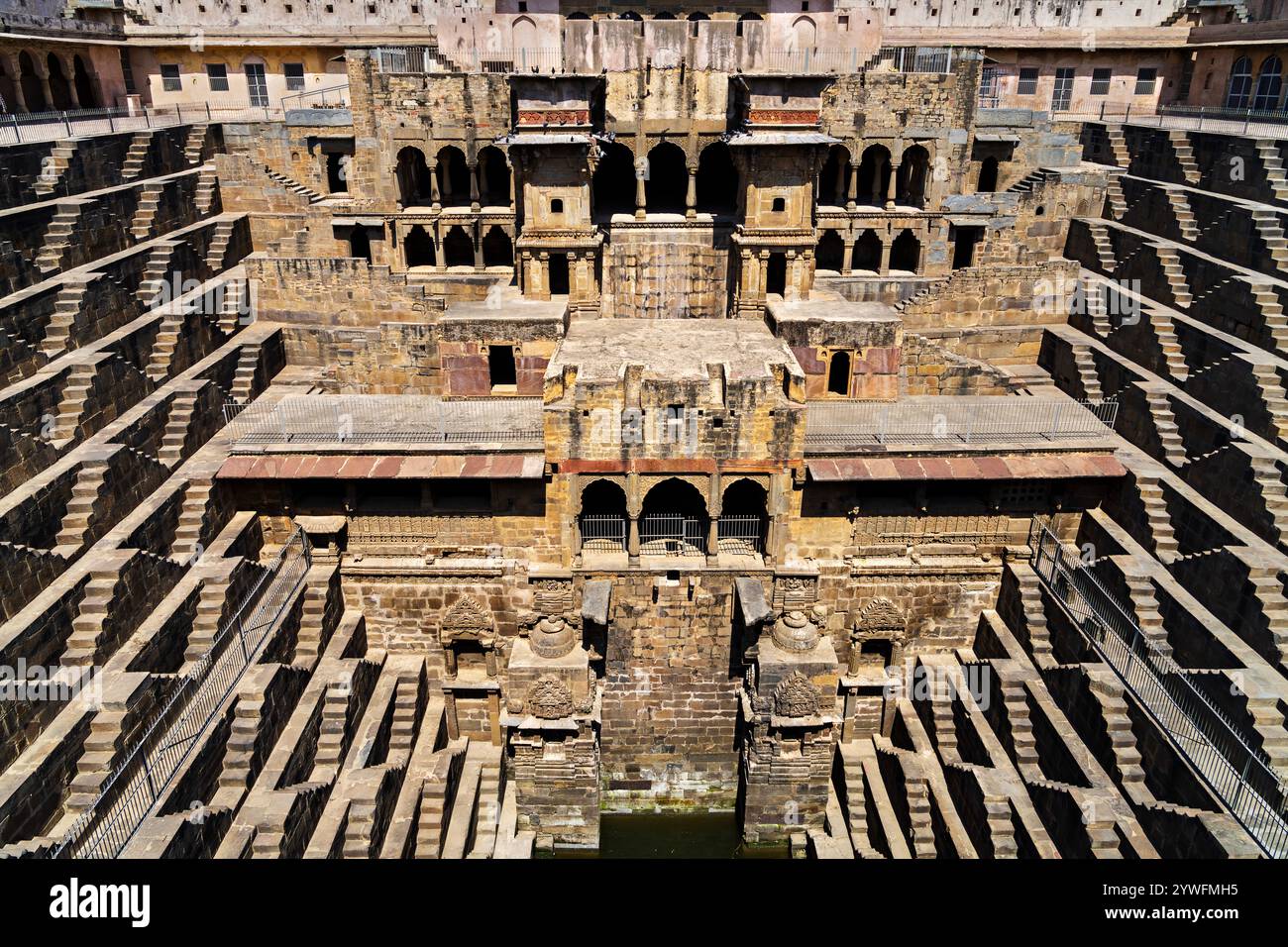 Historical Chand Baori step well in Rajasthan, India Stock Photo - Alamy