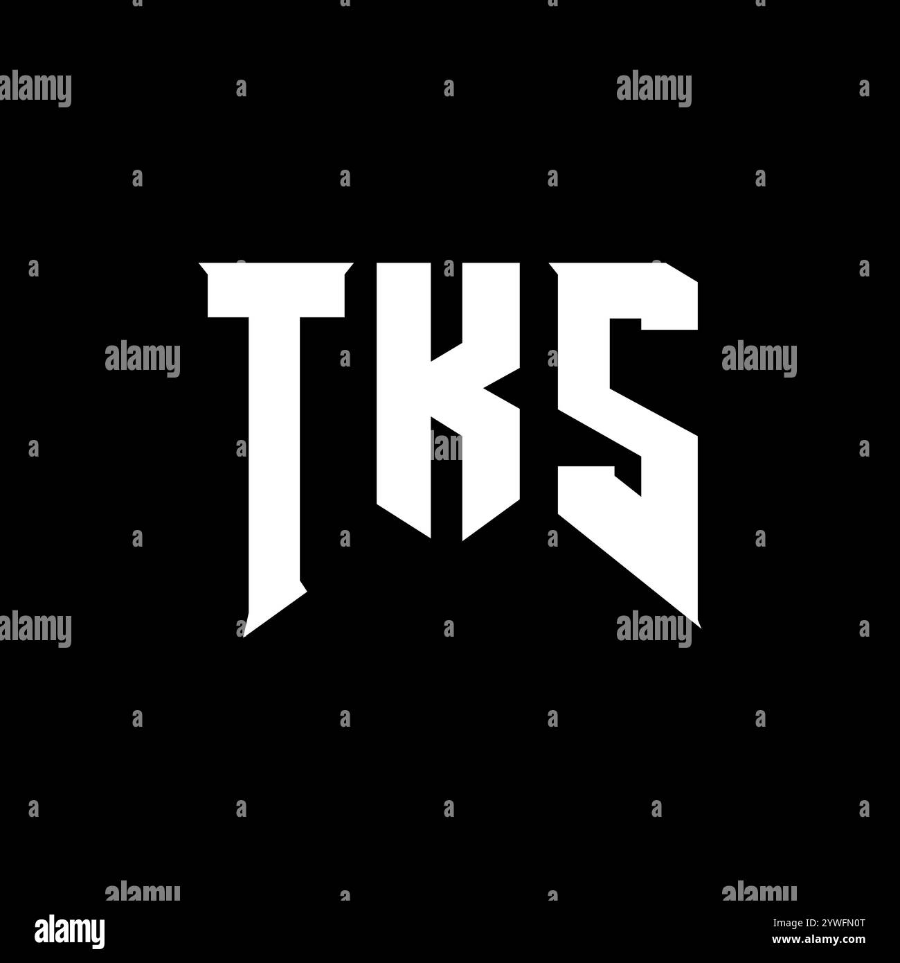 TKS letter logo design for technology company. TKS logo design black ...