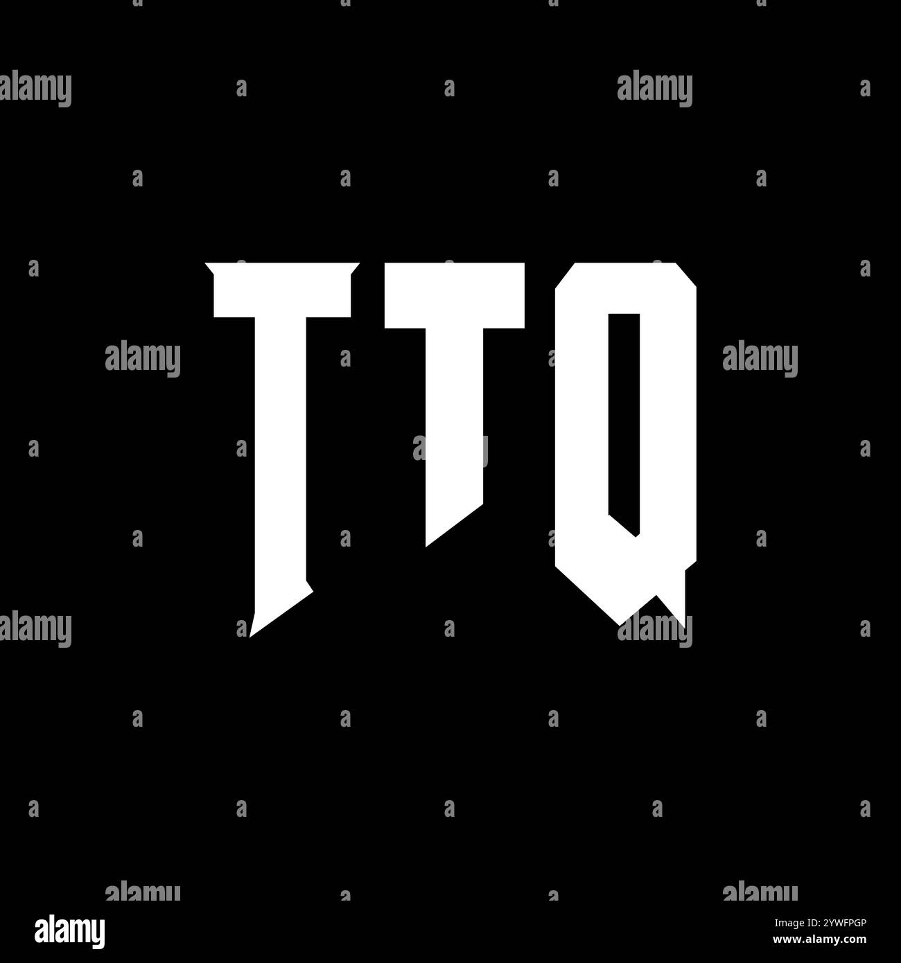 TTQ letter logo design for technology company. TTQ logo design black ...