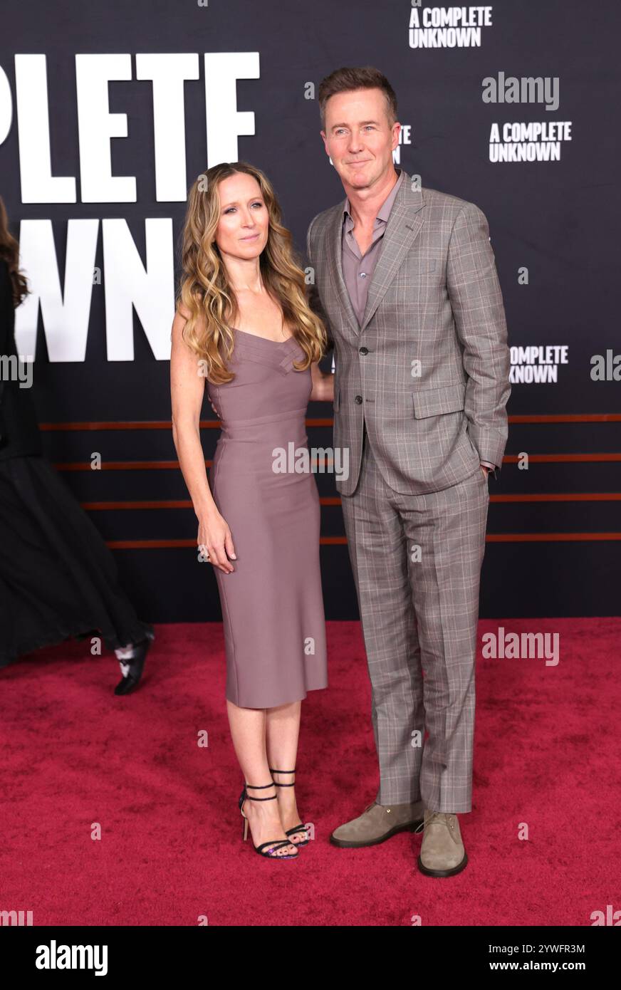 Hollywood, Ca. 10th Dec, 2024. Shauna Robertson, Edward Norton at the ...
