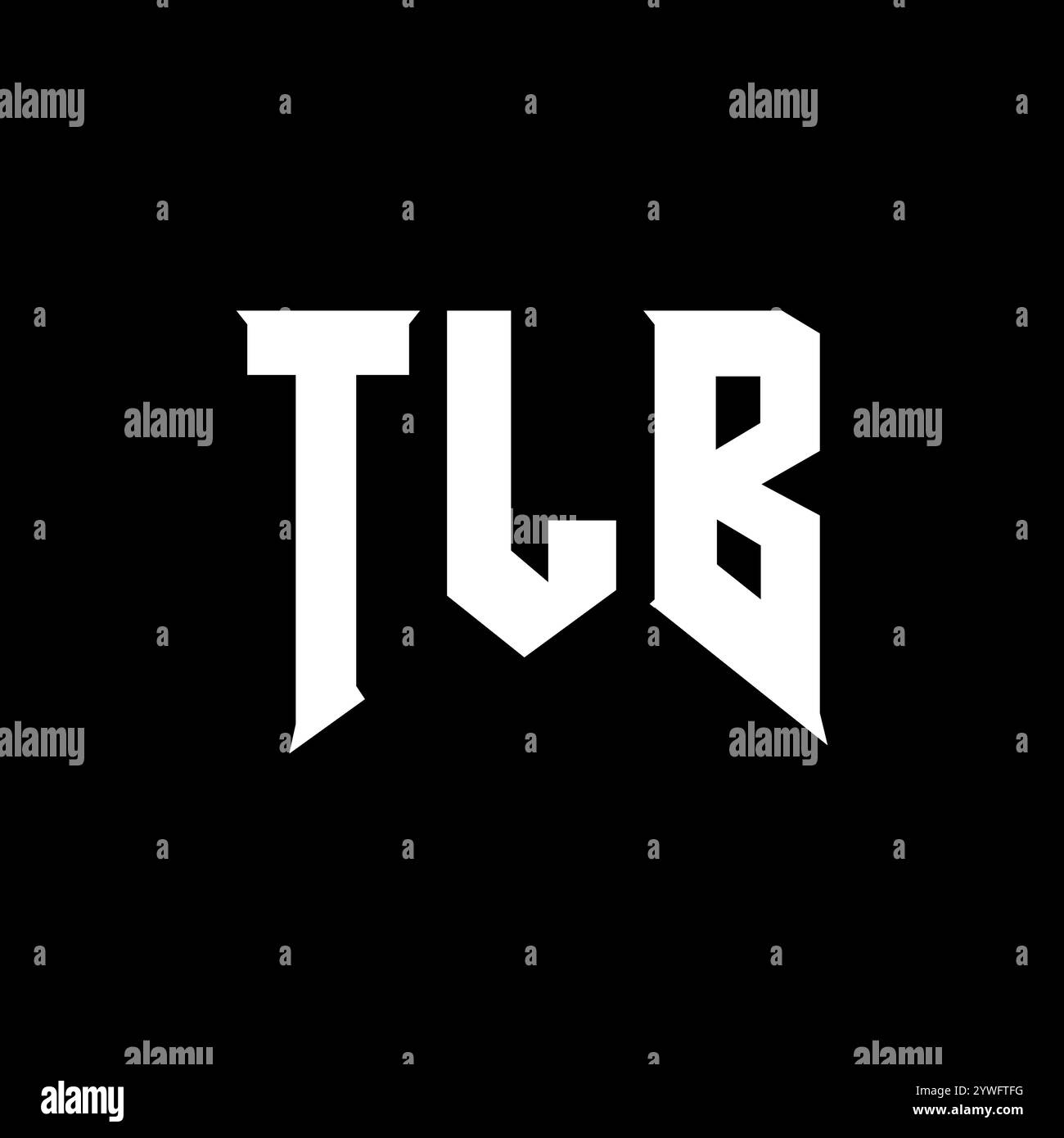 TLB letter logo design for technology company. TLB logo design black ...