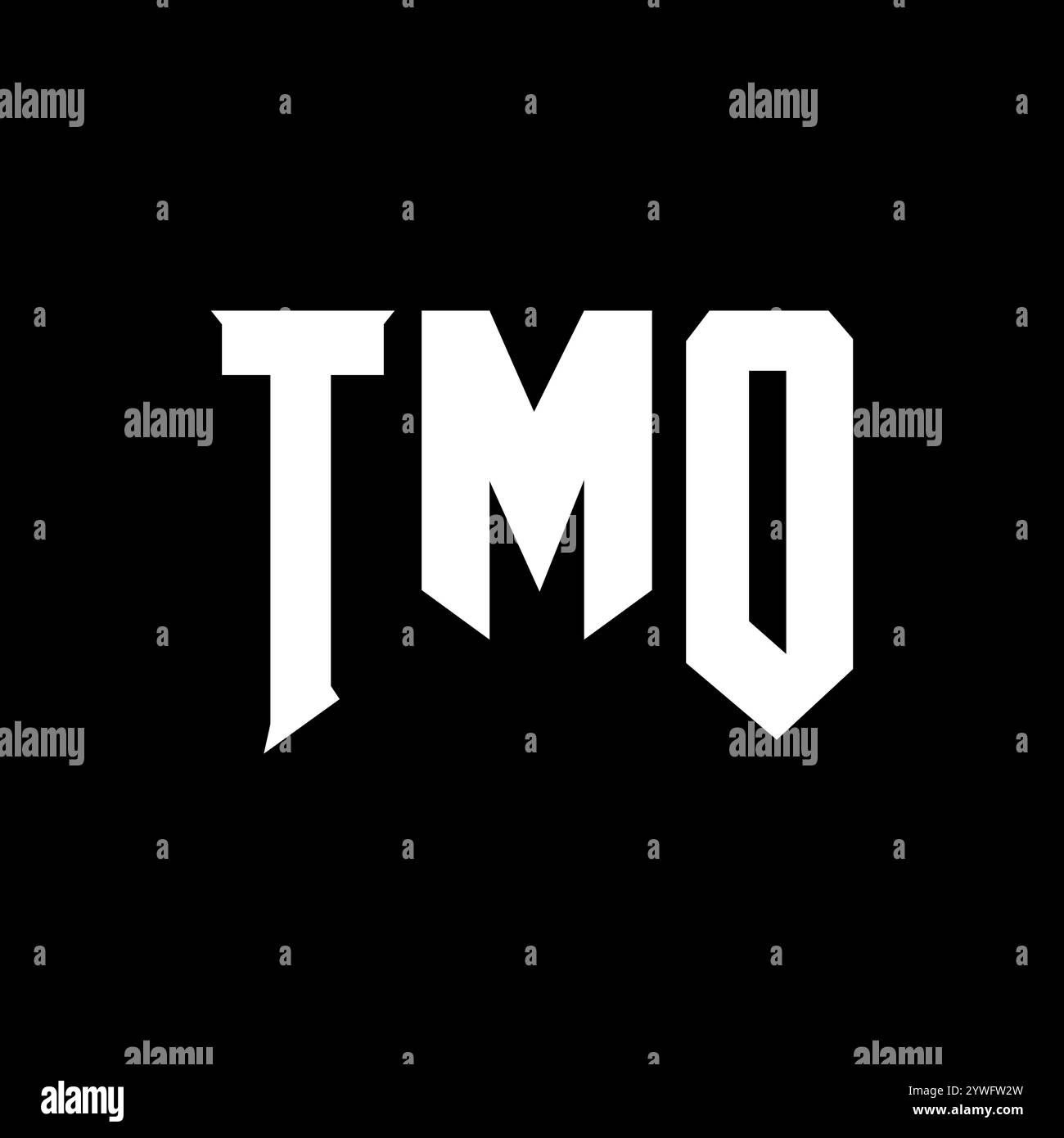 TMO letter logo design for technology company. TMO logo design black ...