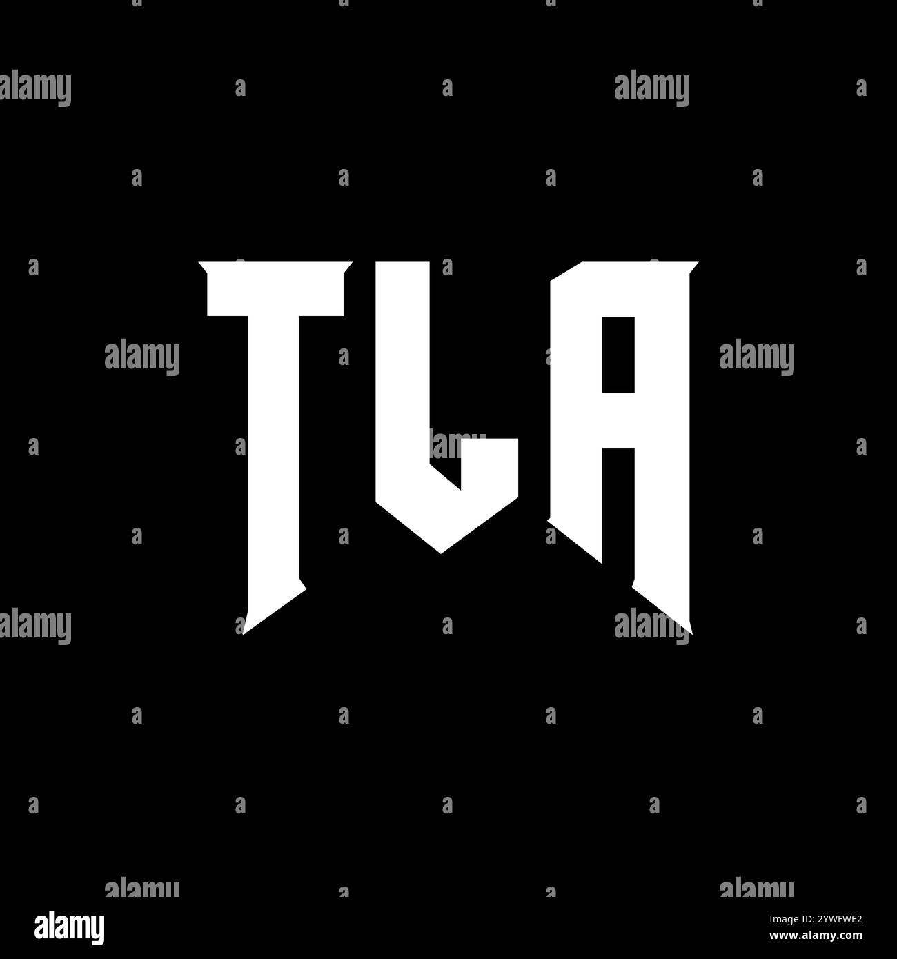 TLA letter logo design for technology company. TLA logo design black ...