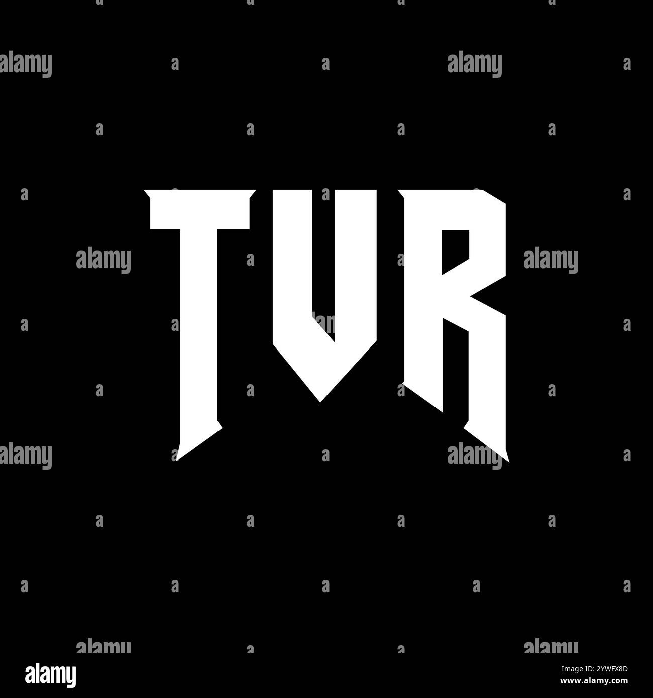 TVR letter logo design for technology company. TVR logo design black ...