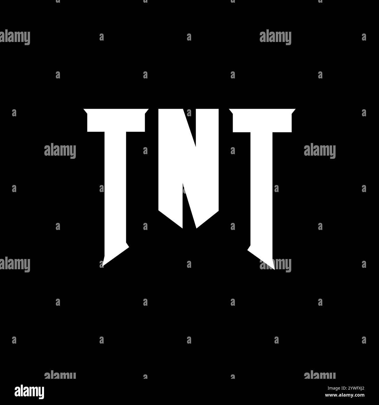 TNT letter logo design for technology company. TNT logo design black ...