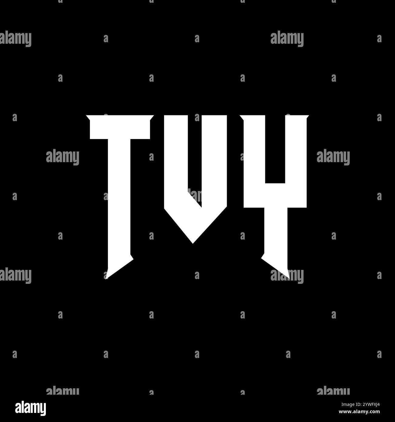TVY letter logo design for technology company. TVY logo design black ...