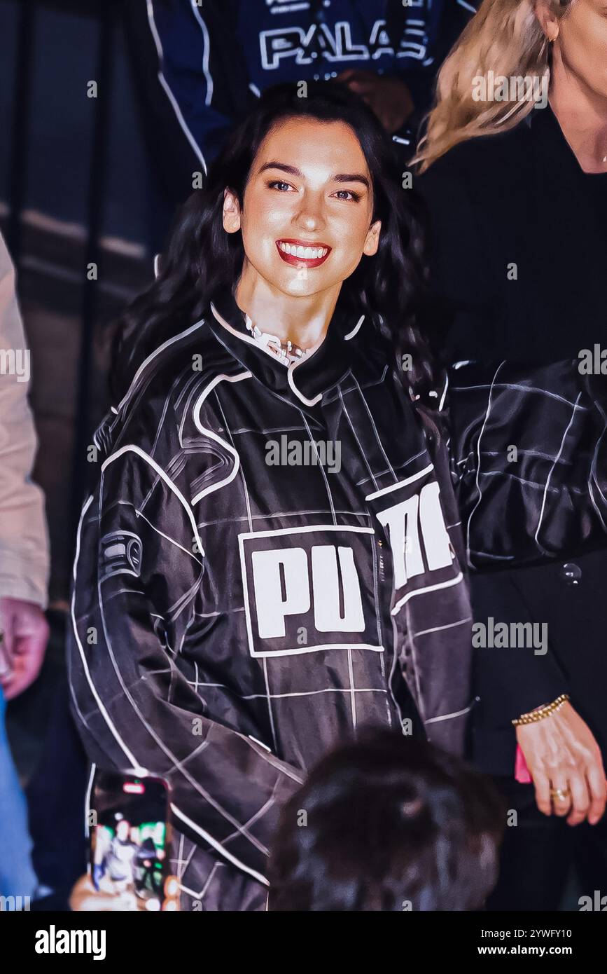 Dua Lipa arrives at the PUMA Speedcat Launch Celebration event in Milan ...
