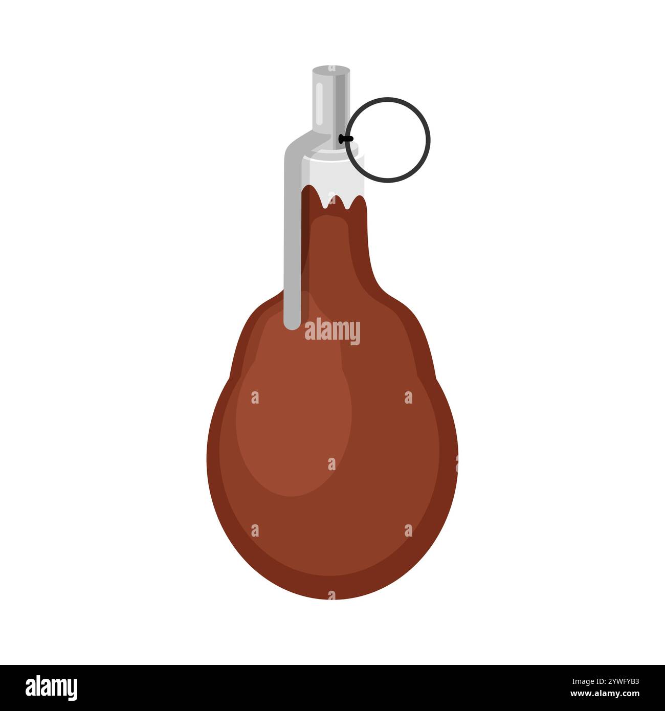 Fried chicken leg grenade. Meat explosion Stock Vector Image & Art - Alamy