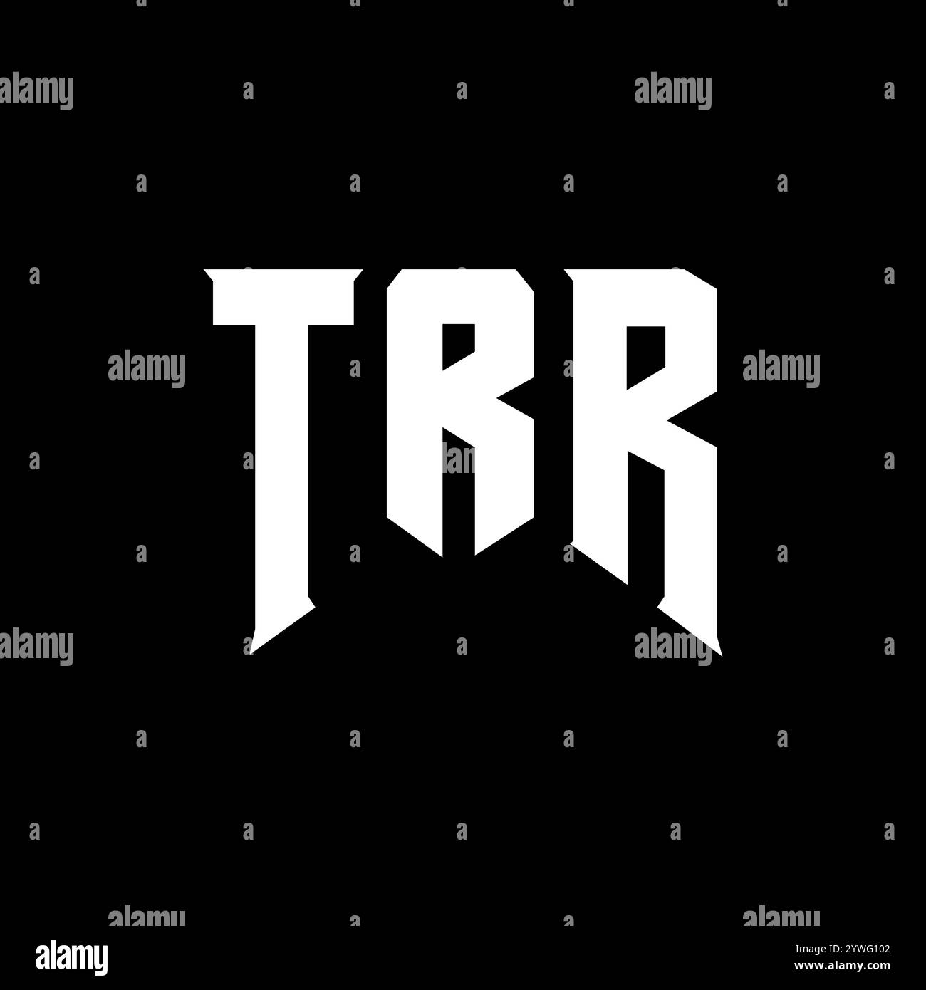 TRR letter logo design for technology company. TRR logo design black ...