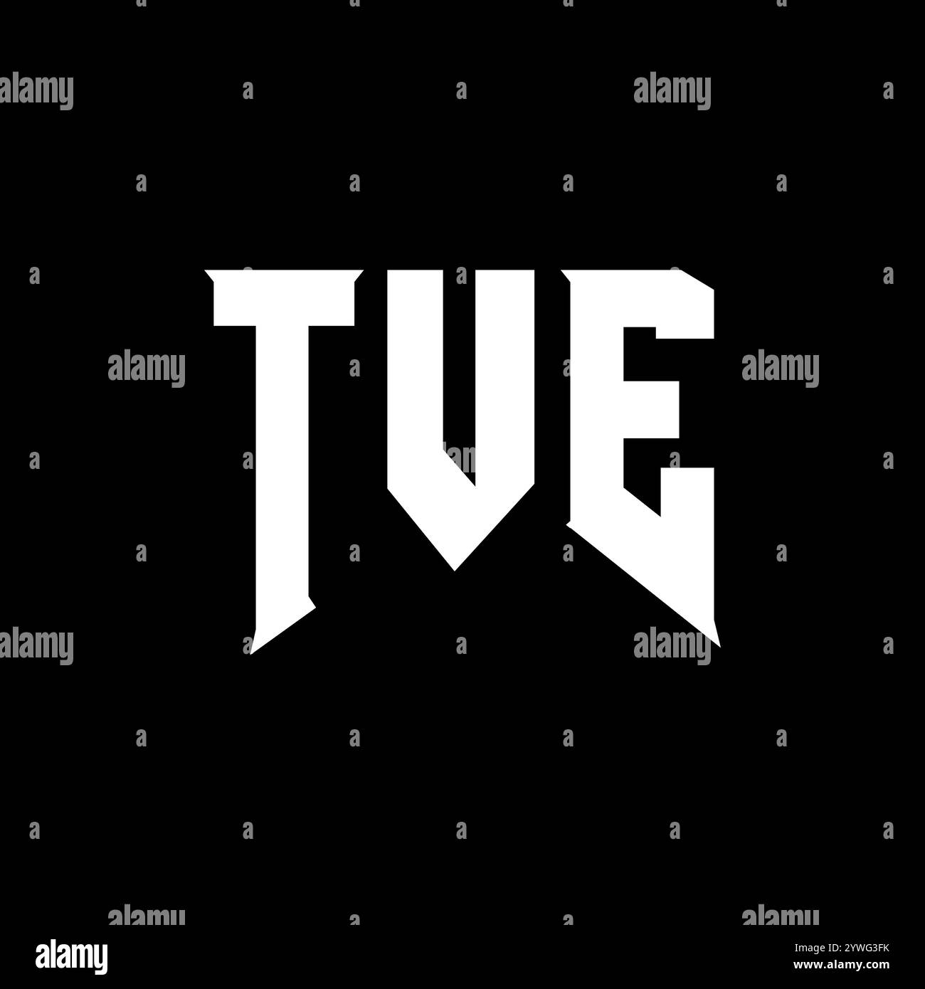 TVE letter logo design for technology company. TVE logo design black ...