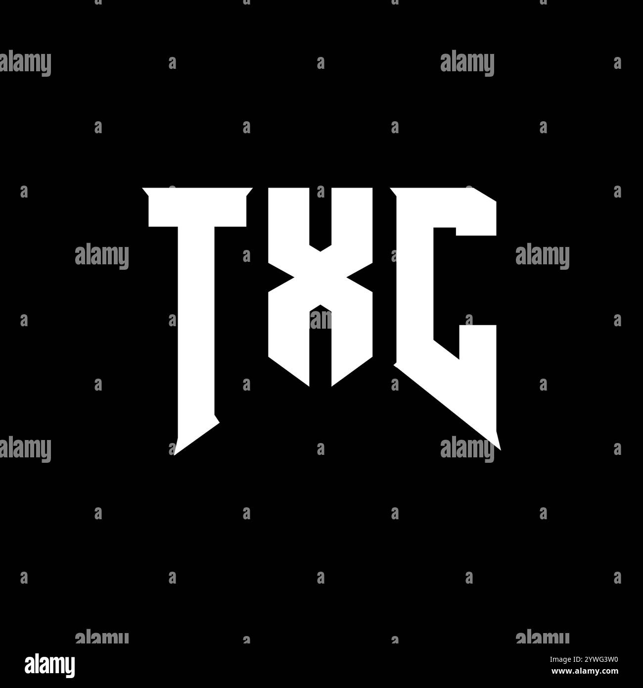 TXC letter logo design for technology company. TXC logo design black ...