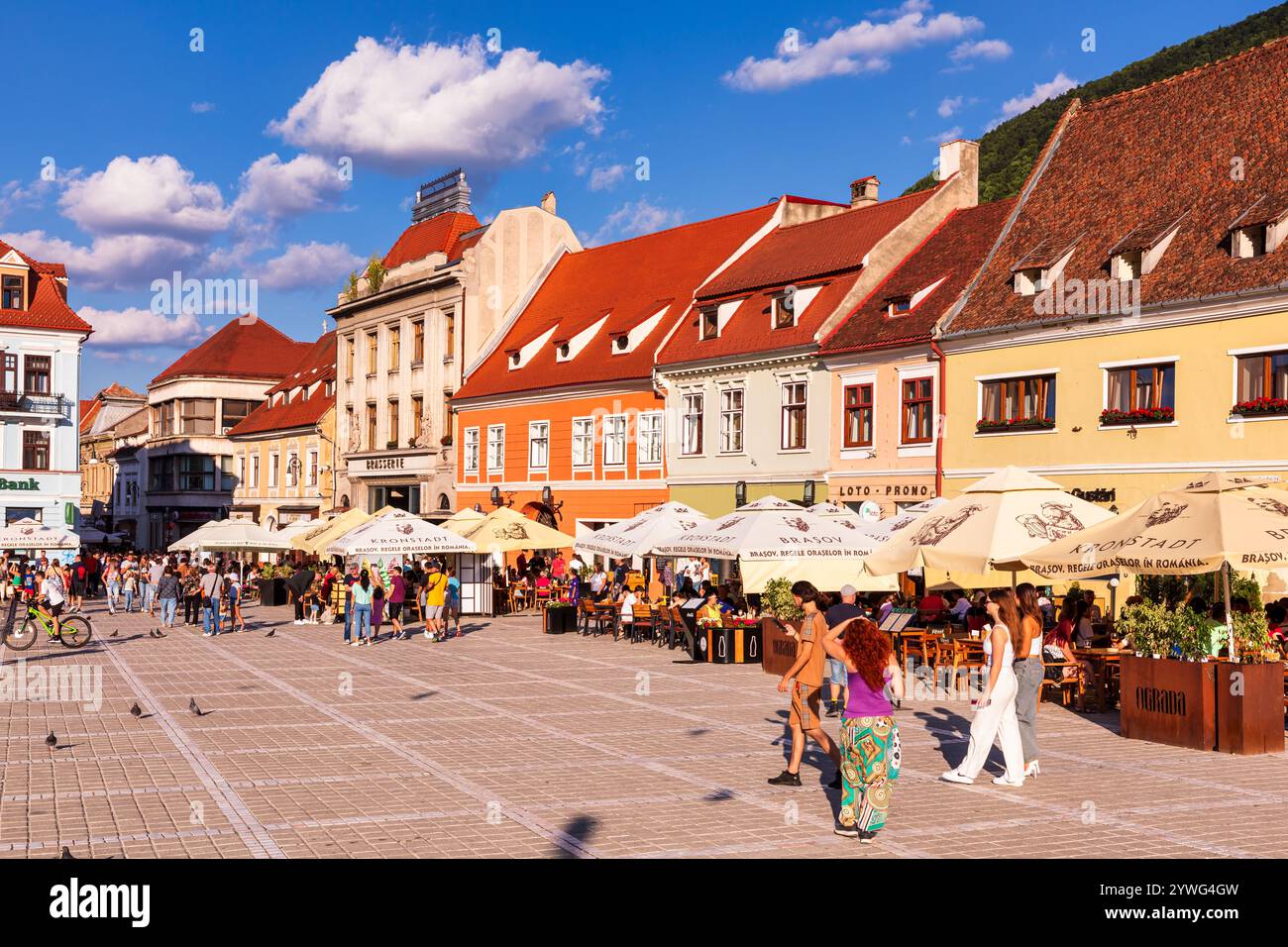 The old town of Brasov, Transylvania, Romania Stock Photo - Alamy