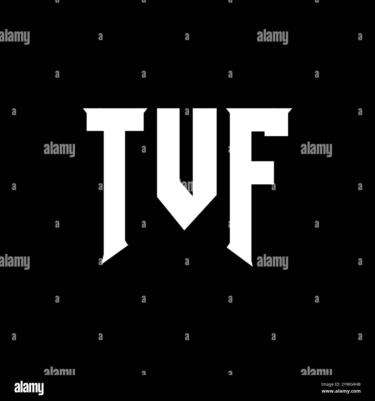 TVF letter logo design for technology company. TVF logo design black ...