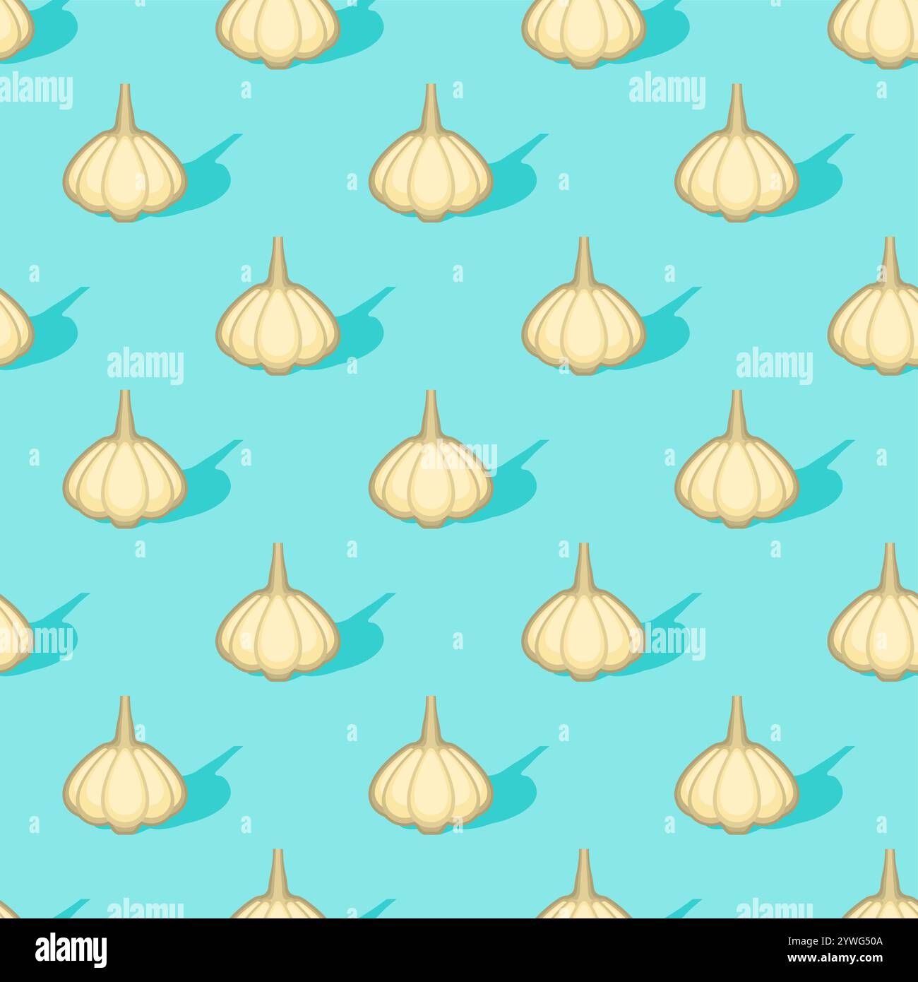 Garlic pattern seamless. Vegetable background. Vegetables texture Stock ...