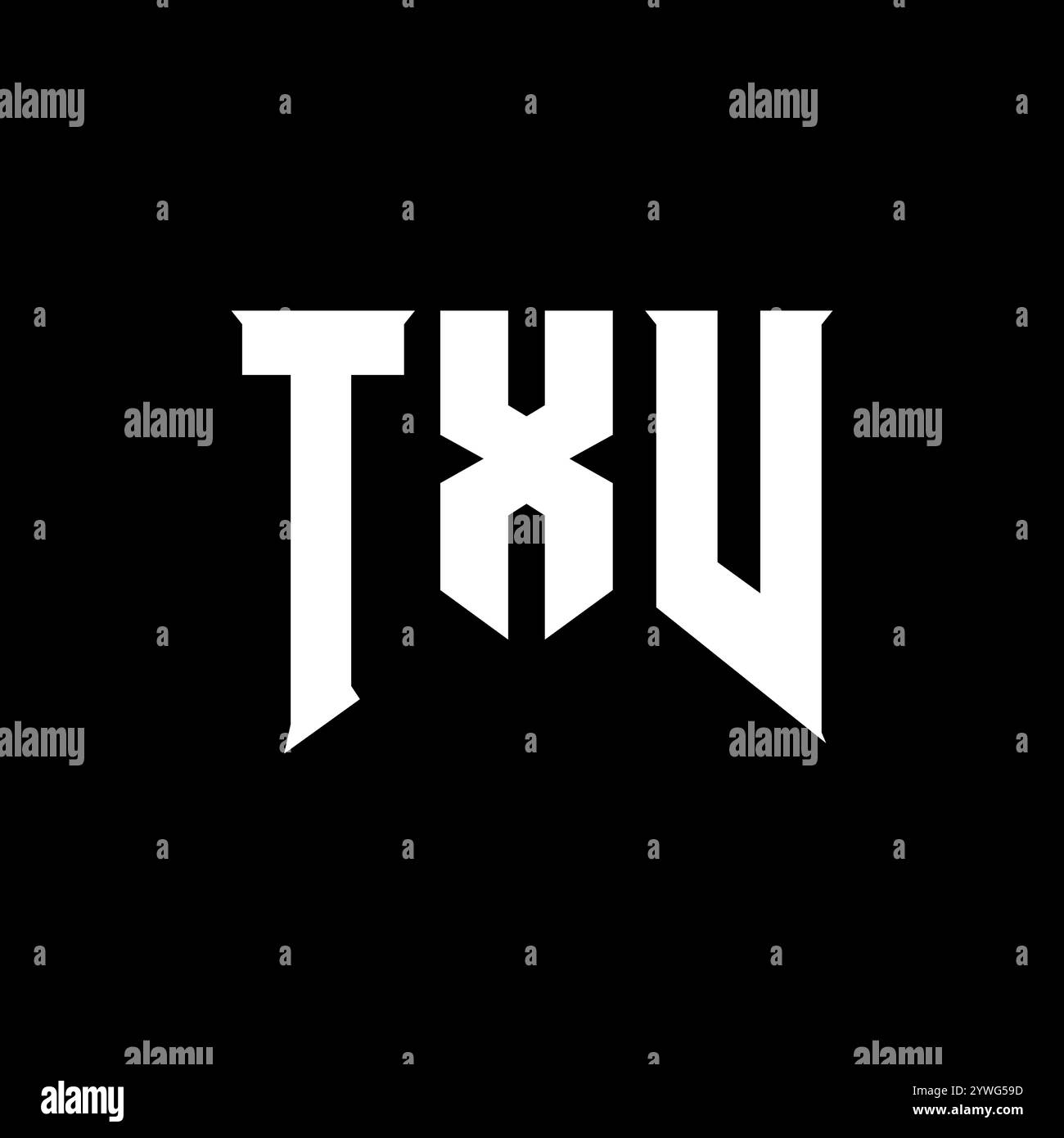 TXV letter logo design for technology company. TXV logo design black ...