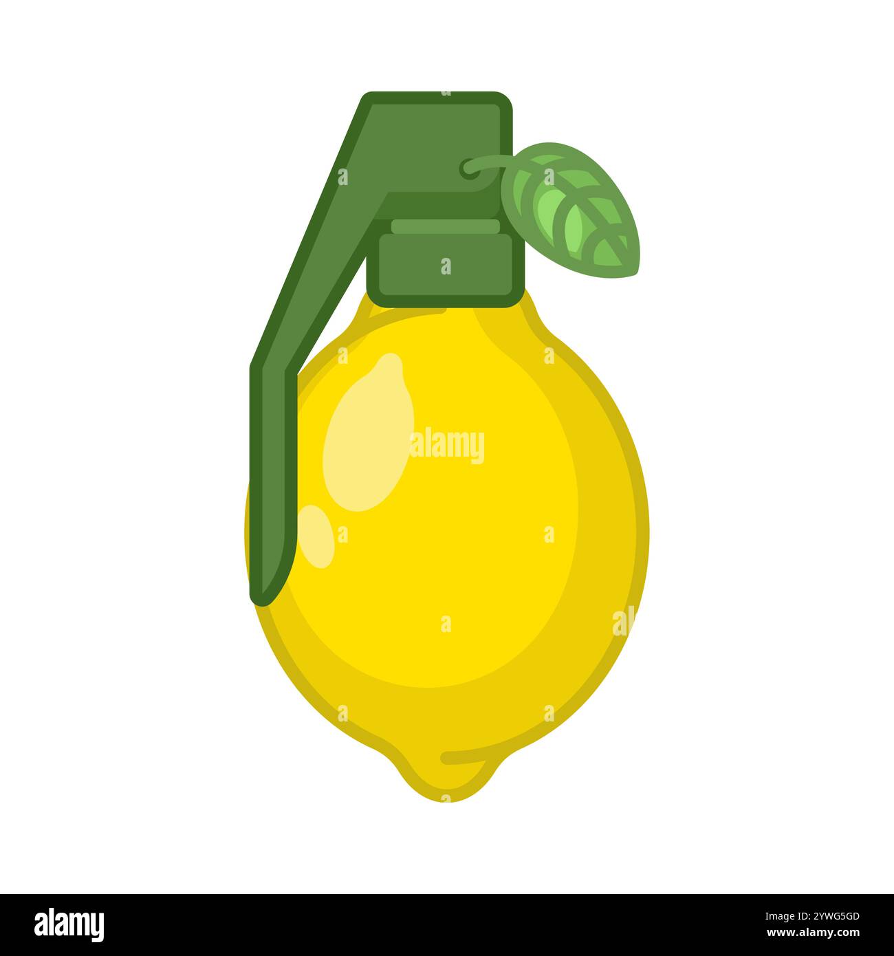 Lemon grenade isolated. Fruit explosion. Lemon juice explosive. Juice concept Stock Vector Image ...
