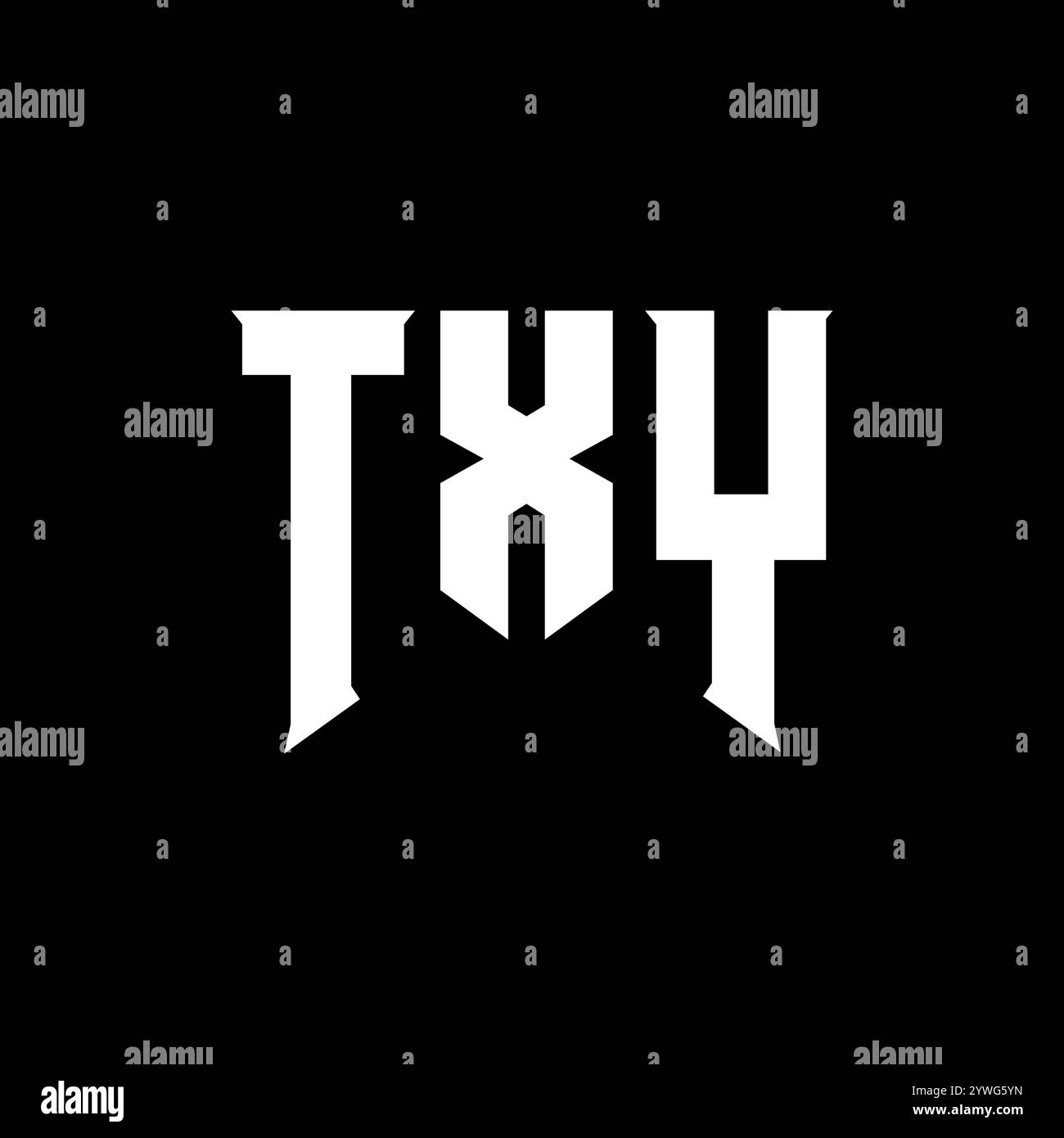 Txy business logo Black and White Stock Photos & Images - Alamy