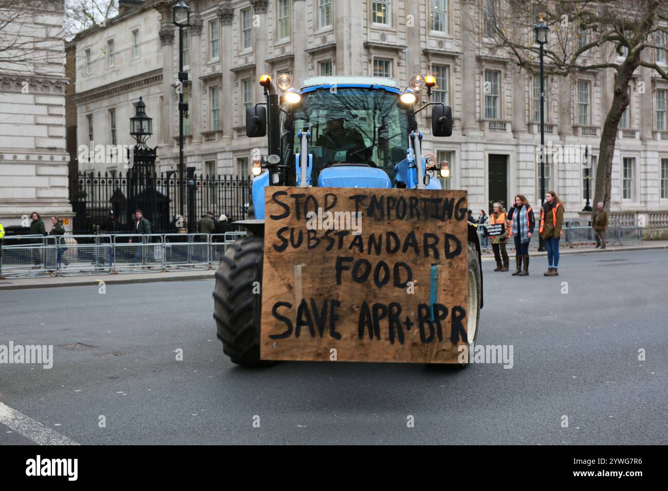 London, UK. 11 December 2024. Hundreds of tractors descend on ...