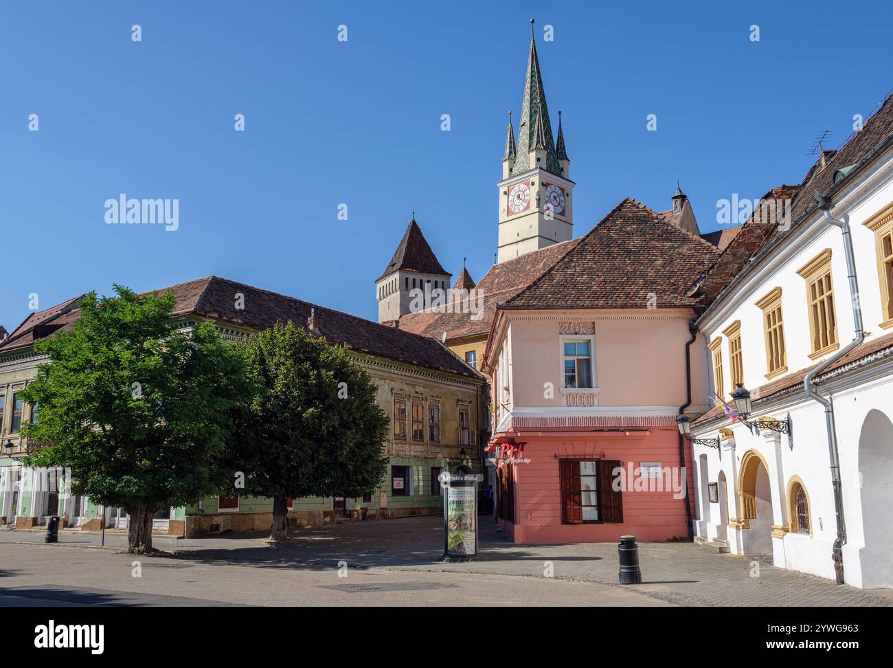Piața Regele Ferdinand I (King Ferdinand I Square), Mediaș, Sibiu ...