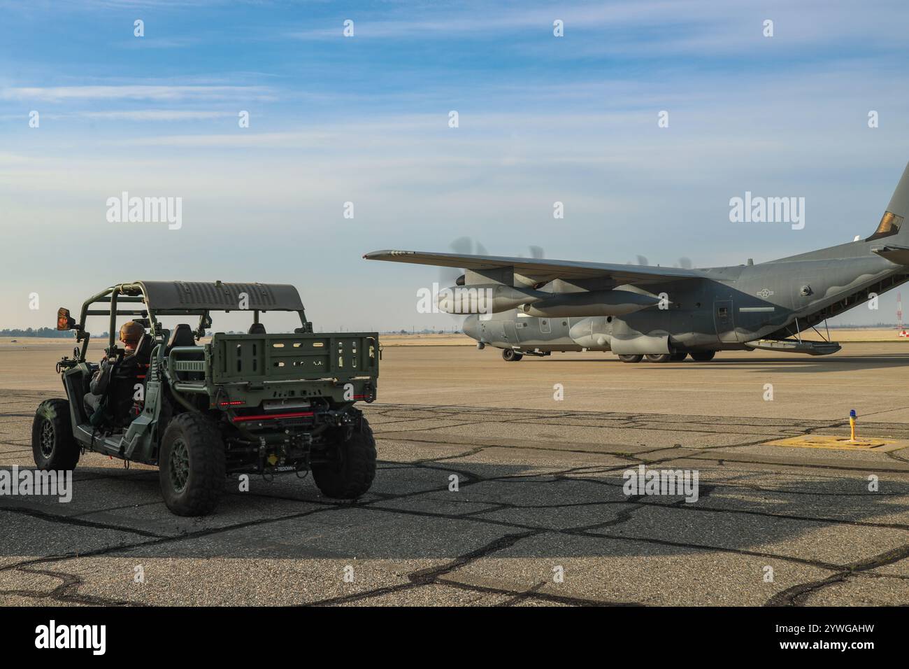 A U.S. Marine Corps Ultra-Light Tactical Vehicle with Marine Wing Support Squadron 373, Marine ...
