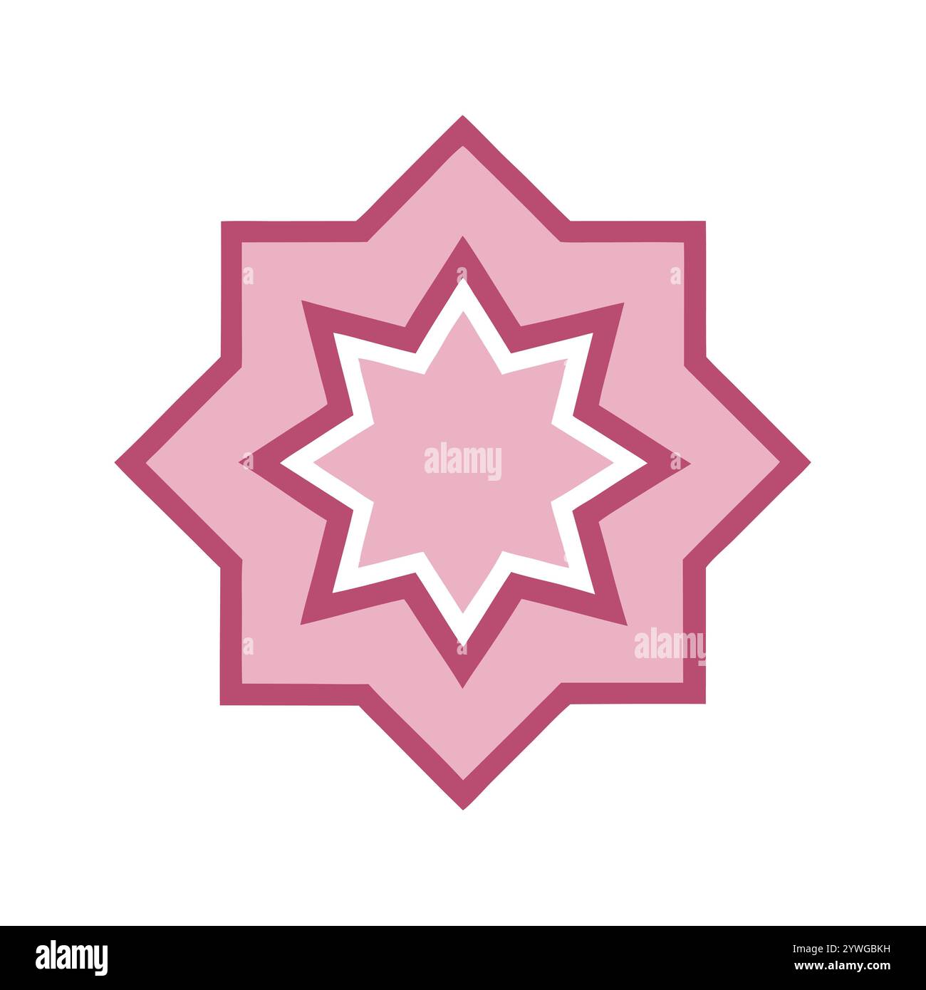 Symmetrical Islamic pattern with mandala-style elements, ideal for ...