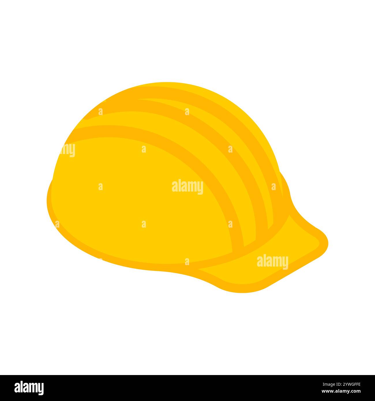 Work helmet isolated. Plumber's helmet Vector illustration Stock Vector ...