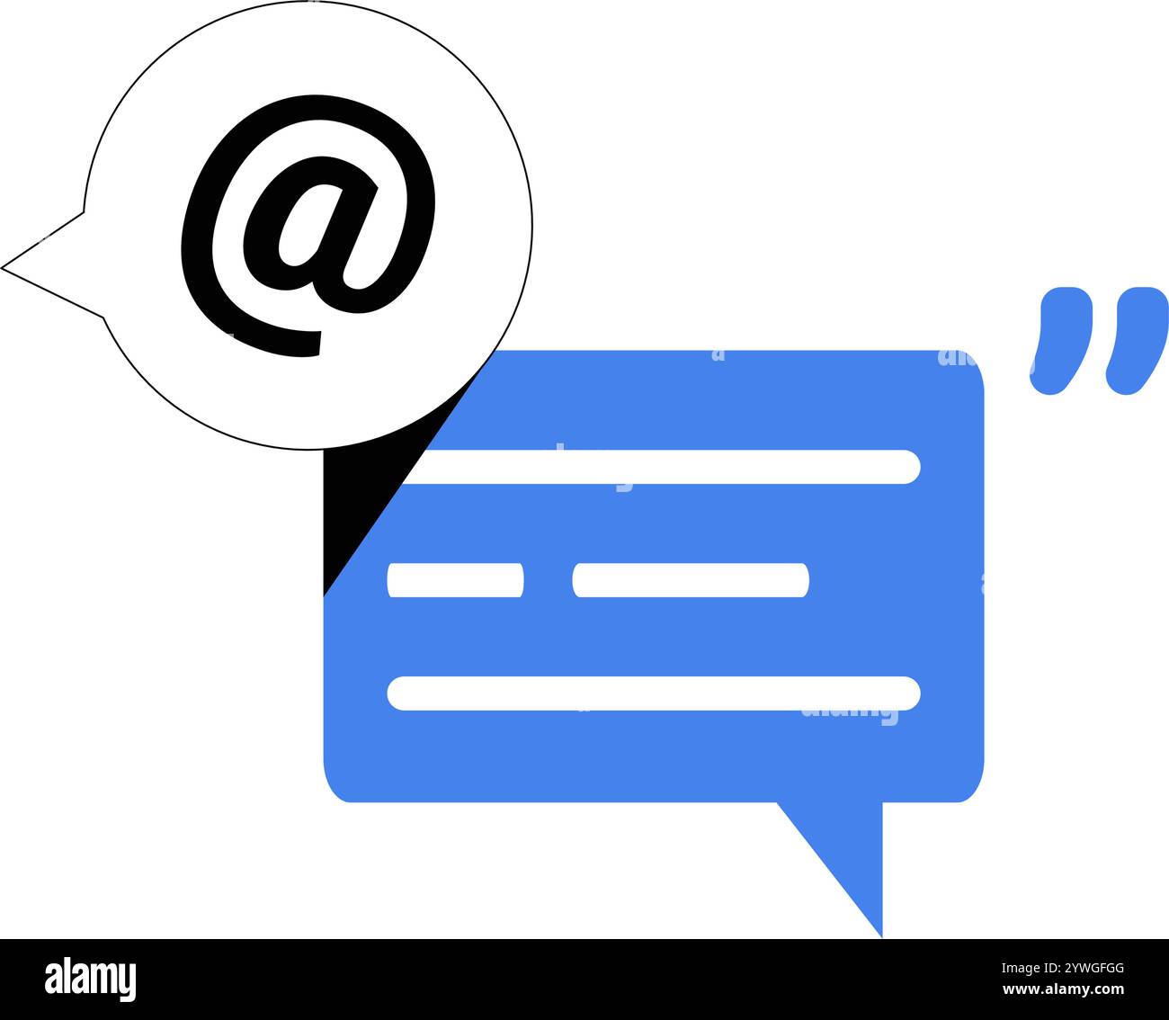 Email notification symbols hi-res stock photography and images - Alamy