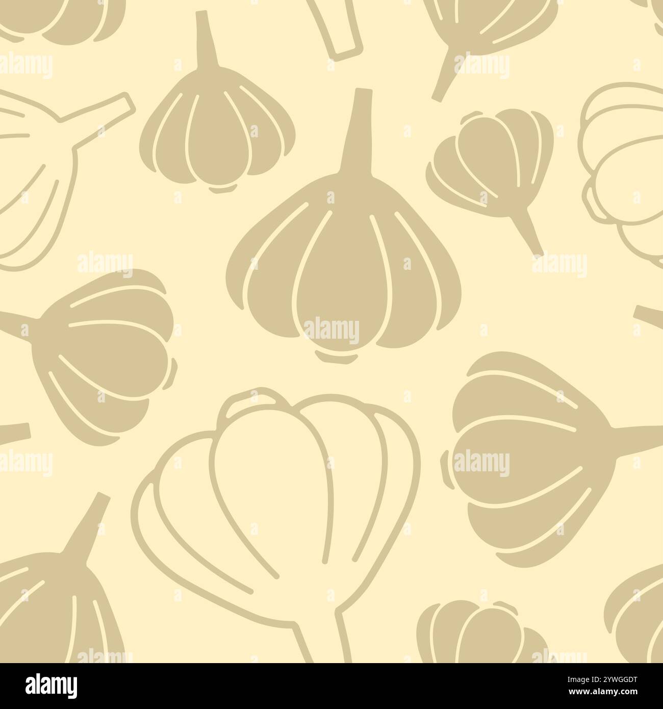 Garlic pattern seamless. Vegetable background. Vegetables texture Stock ...