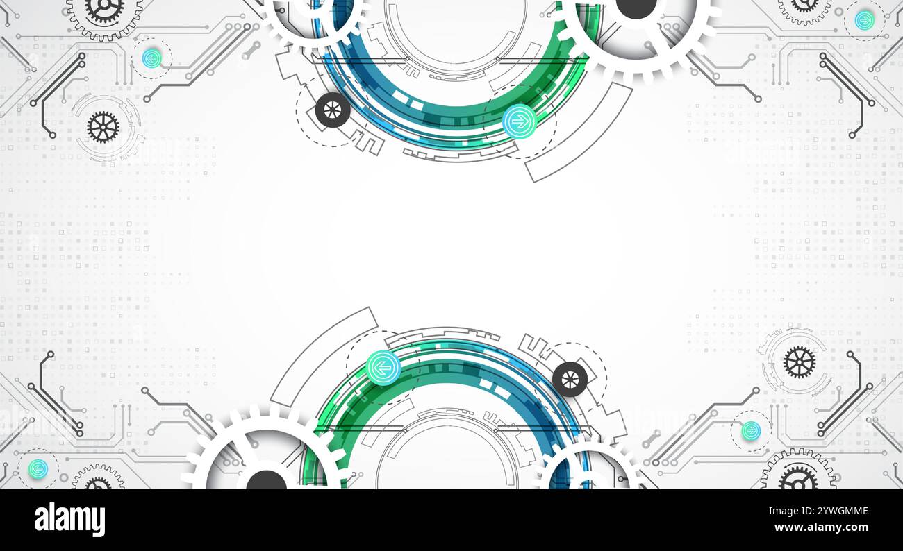 Abstract background. Scientific and technological concept with the use ...
