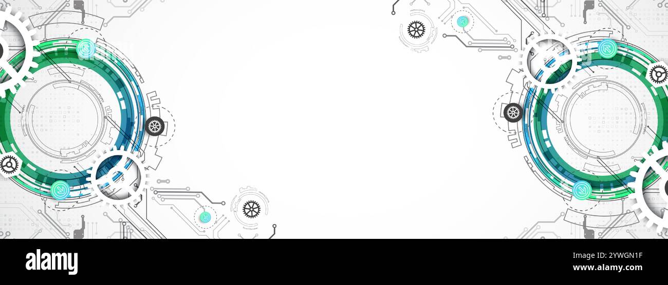 Abstract background. Scientific and technological concept with the use ...