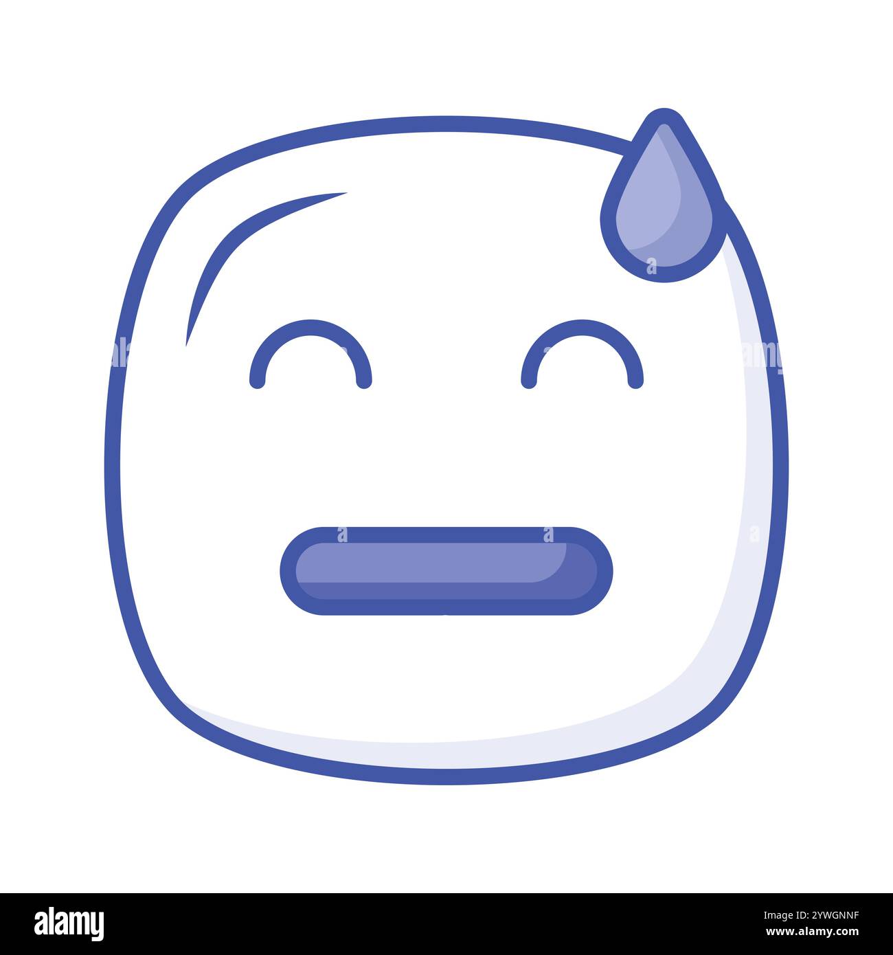 Emoticon embarrassed hi-res stock photography and images - Alamy