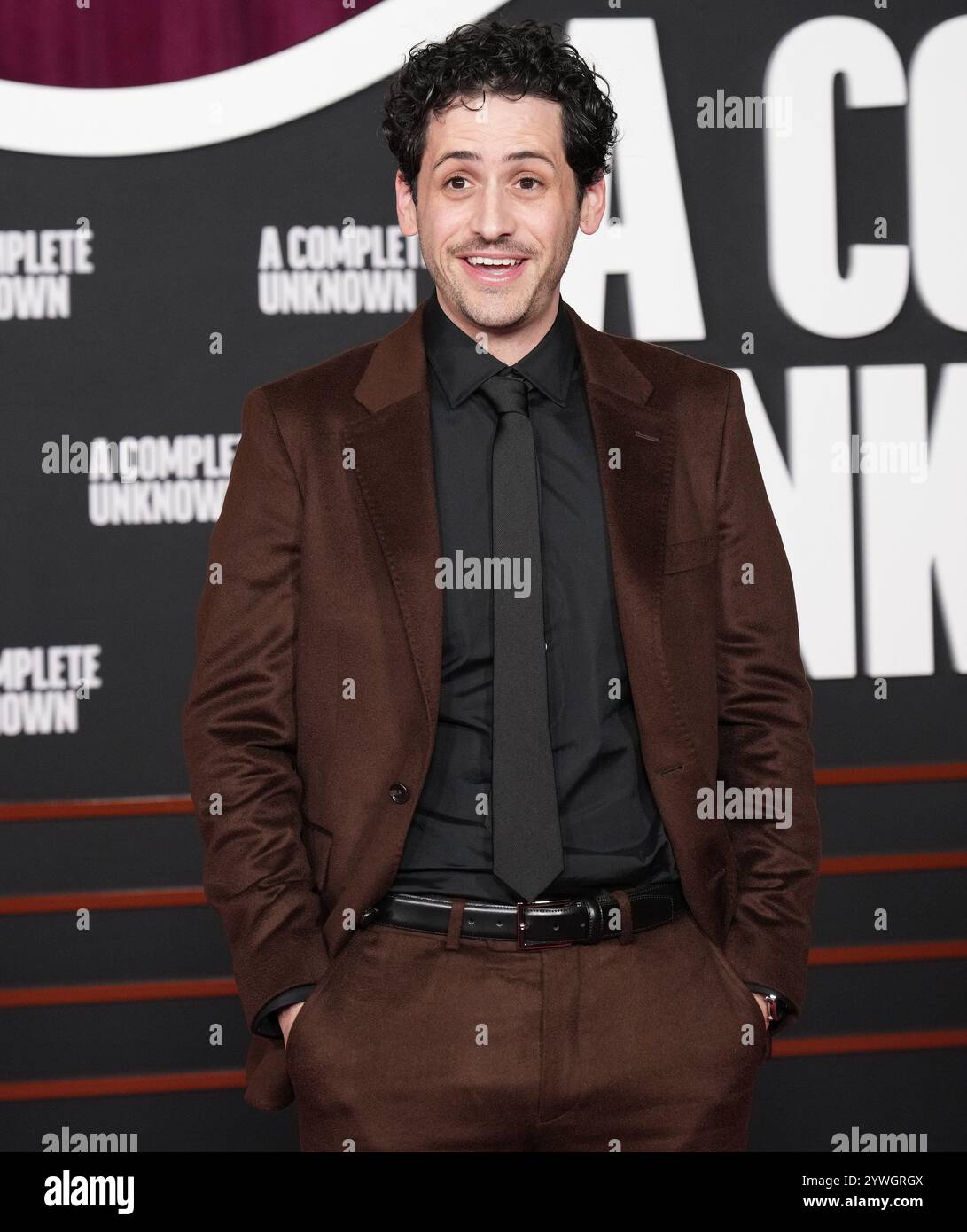 Nick Pupo arrives at A COMPLETE UNKNOWN World Premiere held at the ...