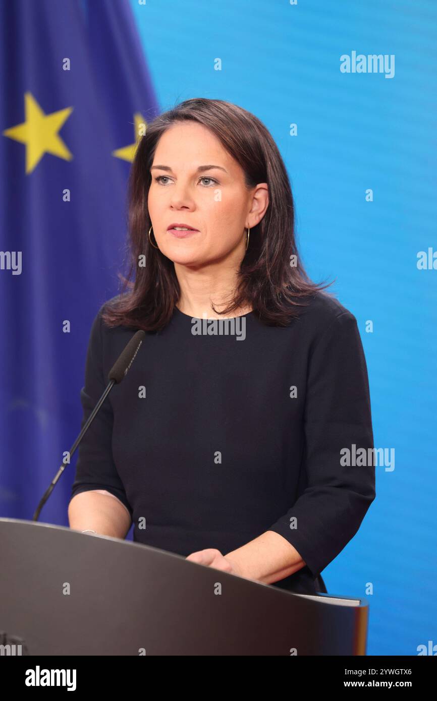 Annalena Baerbock, Aussenministerin, beim Pressestatement zur Lage in ...