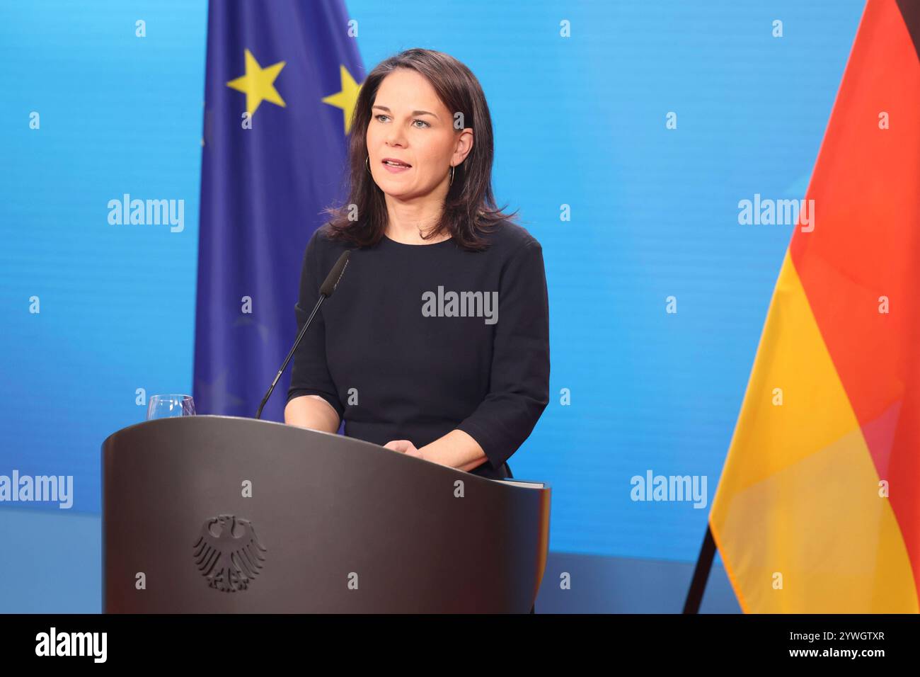 Annalena Baerbock, Aussenministerin, beim Pressestatement zur Lage in ...