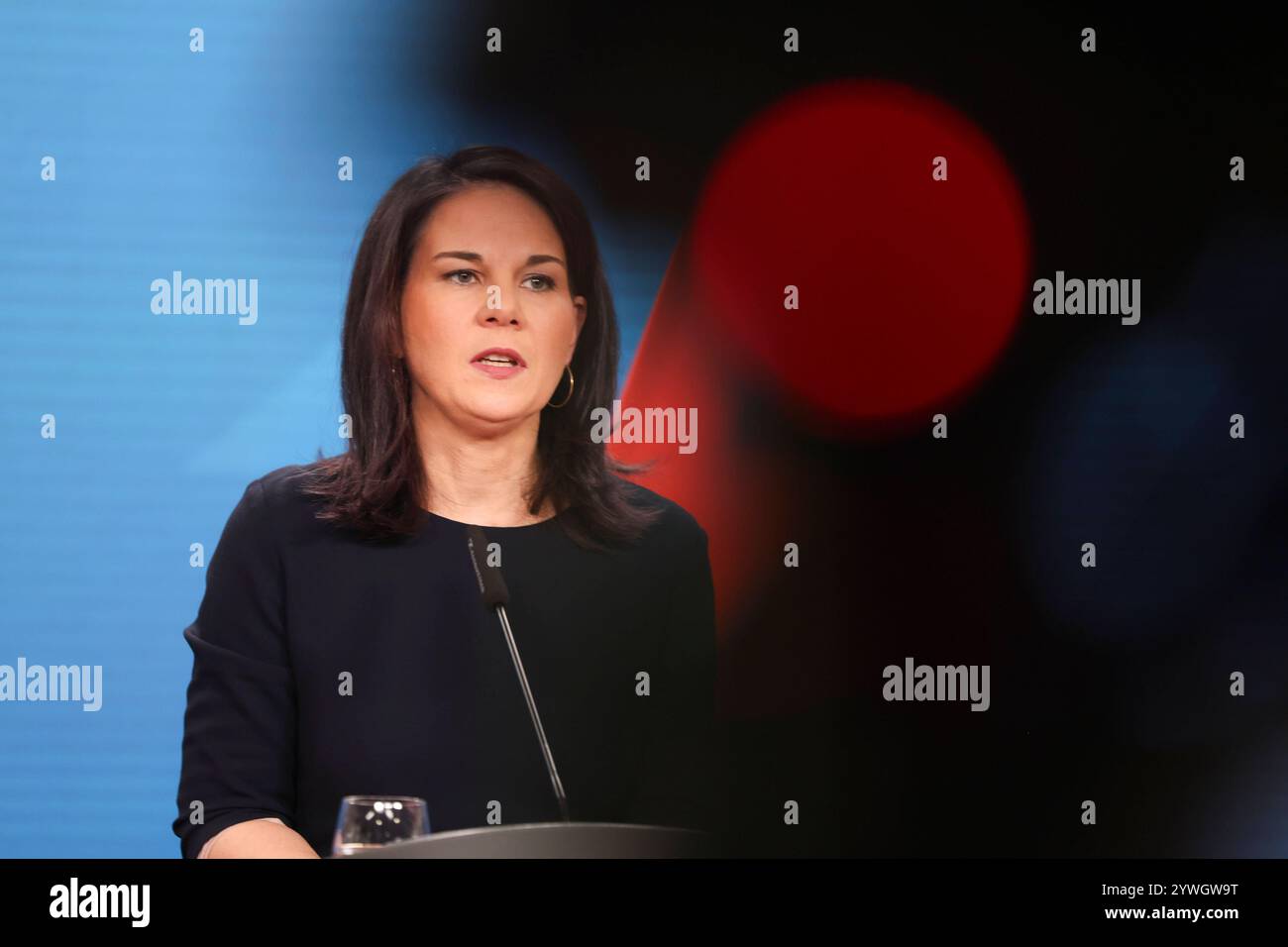 Annalena Baerbock, Aussenministerin, beim Pressestatement zur Lage in ...