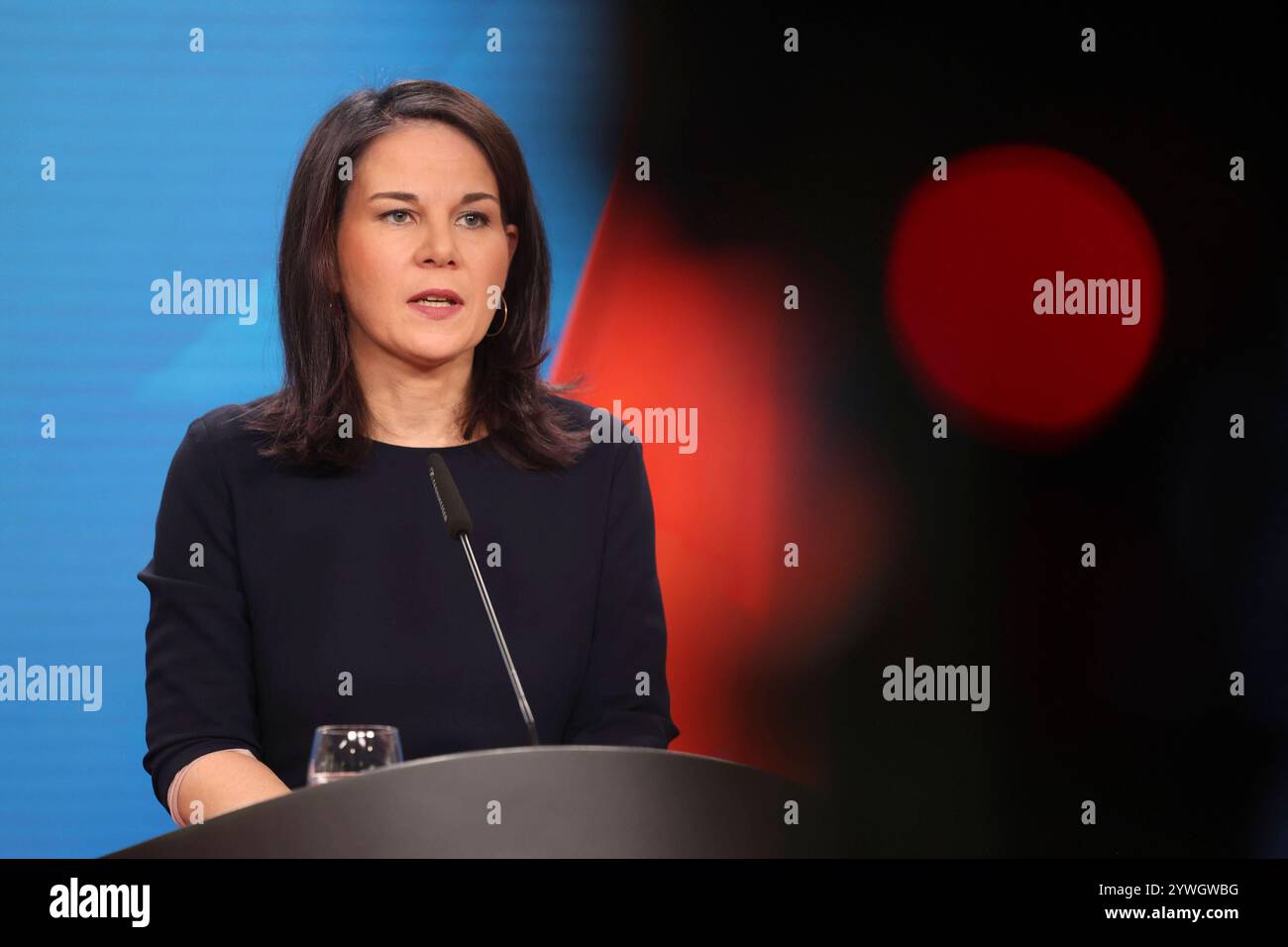 Annalena Baerbock, Aussenministerin, beim Pressestatement zur Lage in ...