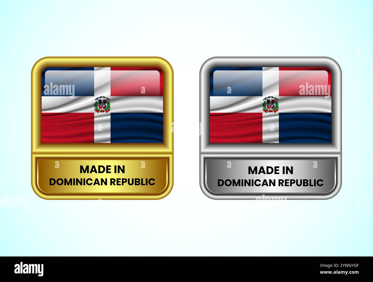 Made in Cambodia label icon in gold and silver color. Flag icon set for ...