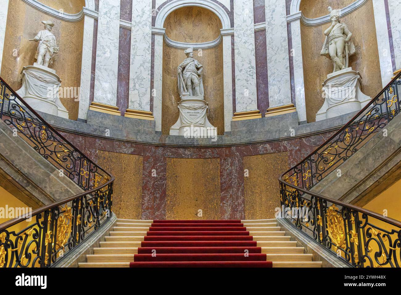 Bode Museum, staircase to the exhibition rooms, Berlin, Germany, Europe ...