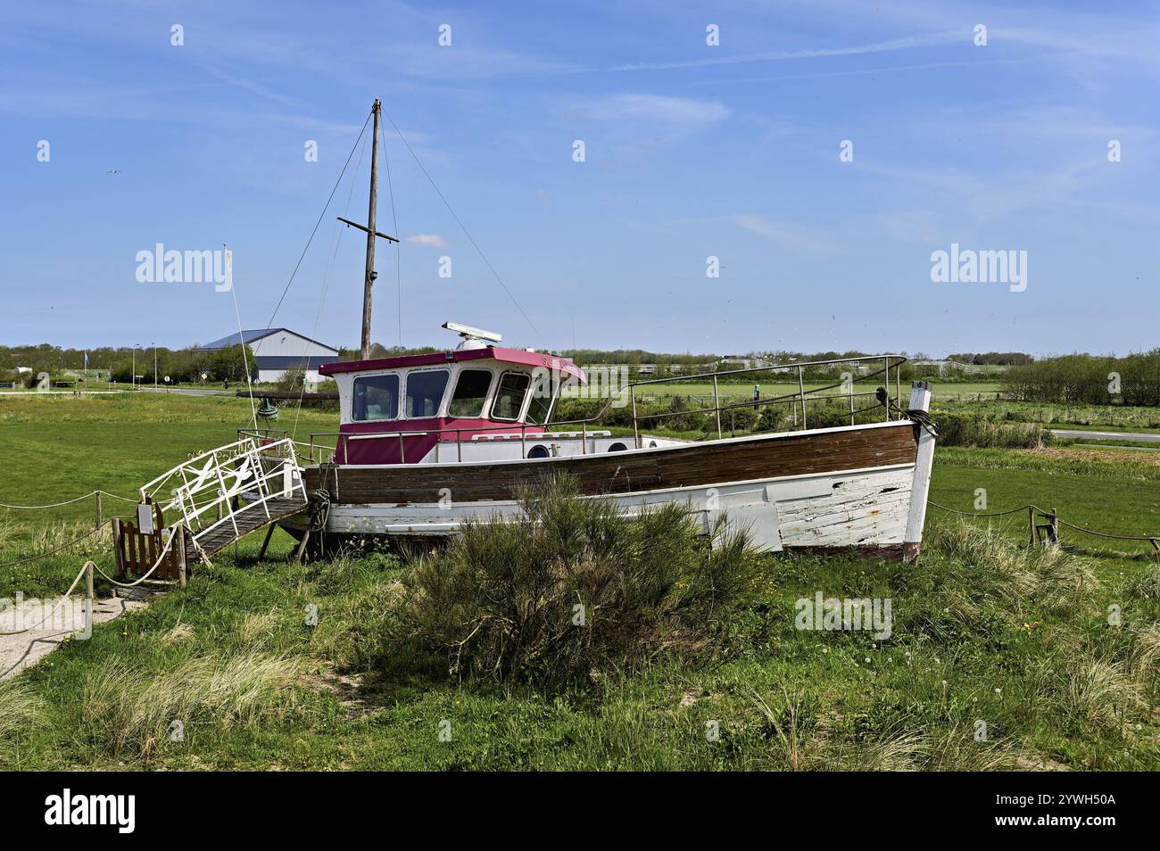 Old fishing boat, Maritime and Beachcomber Museum Flora, the world's ...
