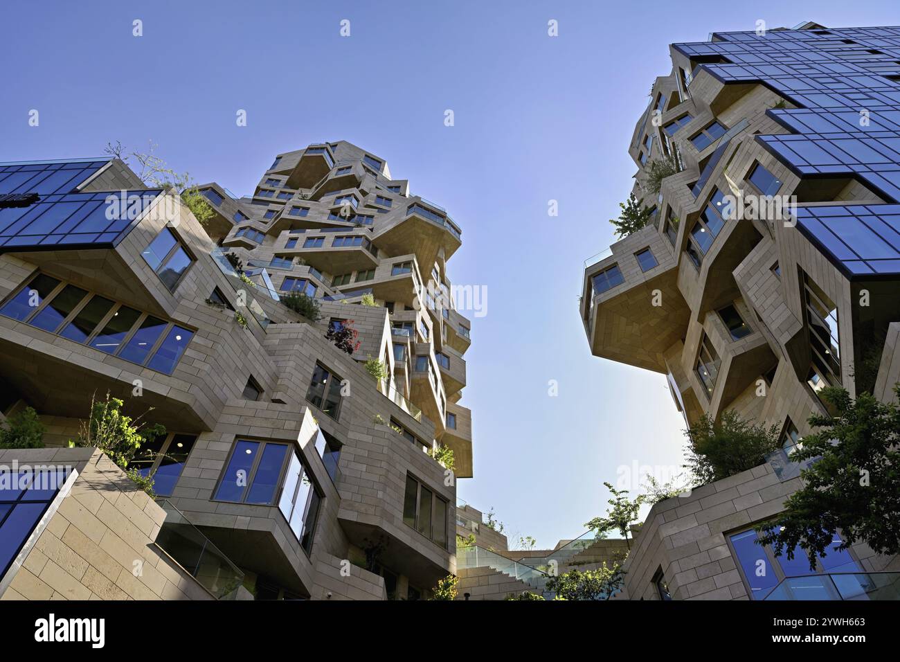 High-rise building The Valley, architects MVRDV, Zuidas financial ...