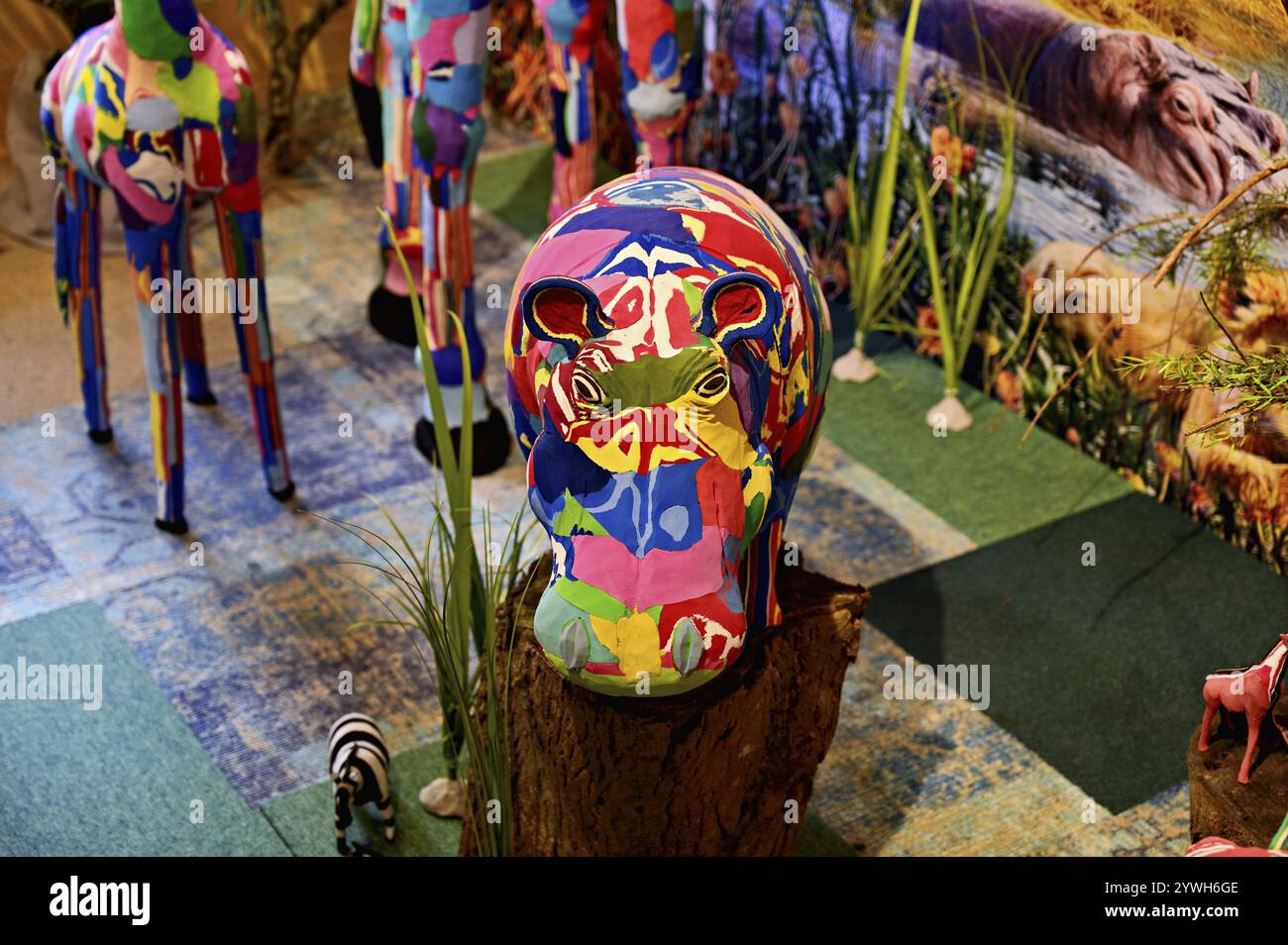 Animal figures made from washed-up sandals and flip-flops by African ...