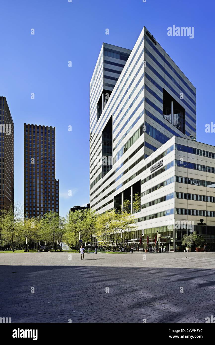 High-rise, office building Tribes ITO Toren at the back Symphony Tower ...