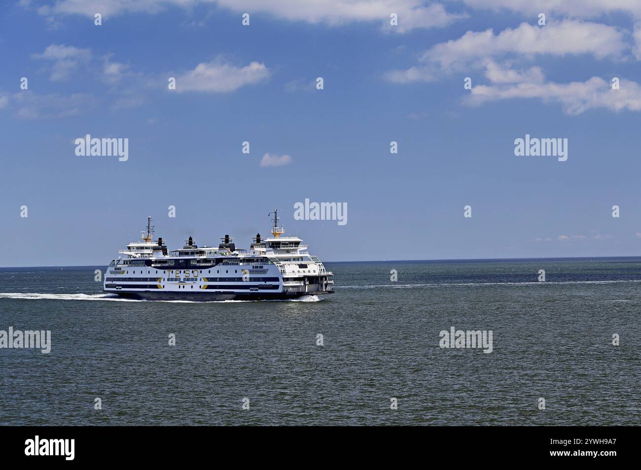 TESO ferry Dokter Wagemaker travelling from the West Frisian island of ...