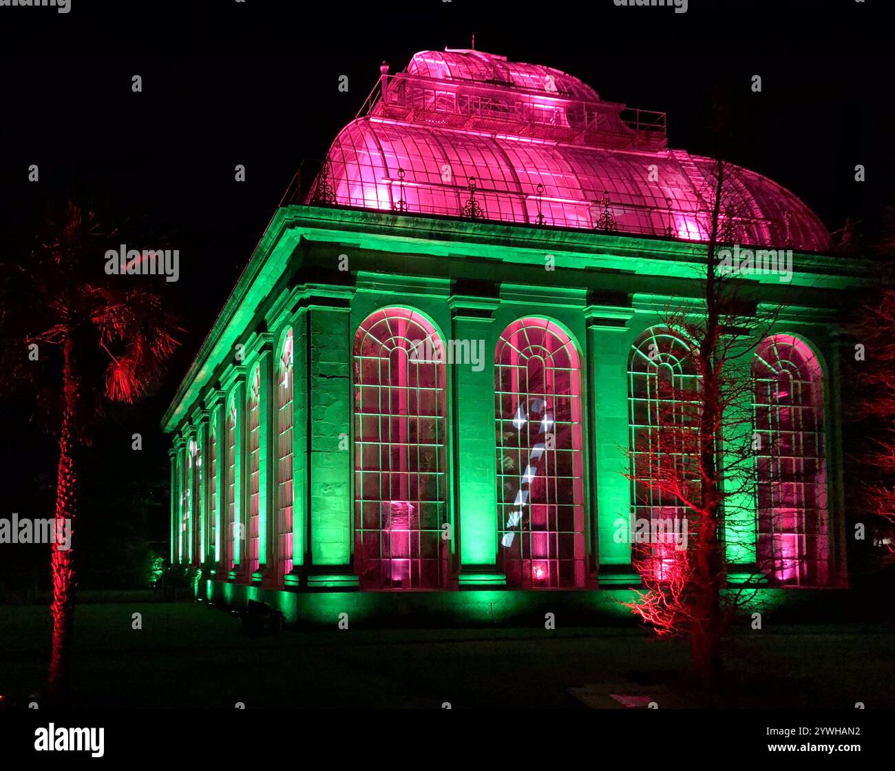 Victorian Garden At Night