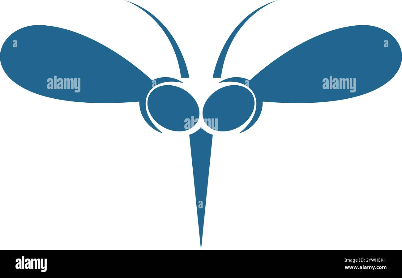 Mosquito icon logo design template Stock Vector Image & Art - Alamy